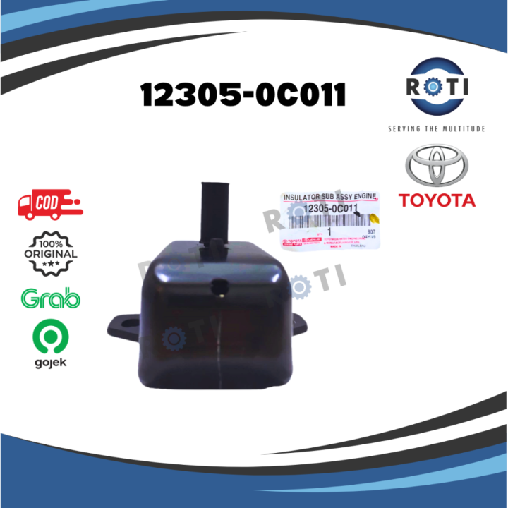 TOYOTA INSULATOR, ENGINE MOUNTING INNOVA / FORTUNER 12305-0C011 ...