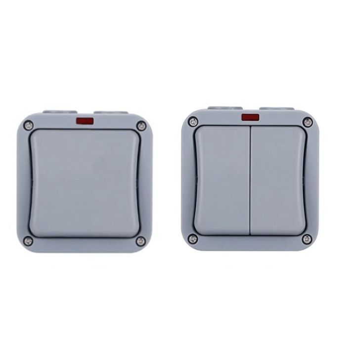 IP66 Wall Electrical Switch 220V Light Waterproof on Off Security ...