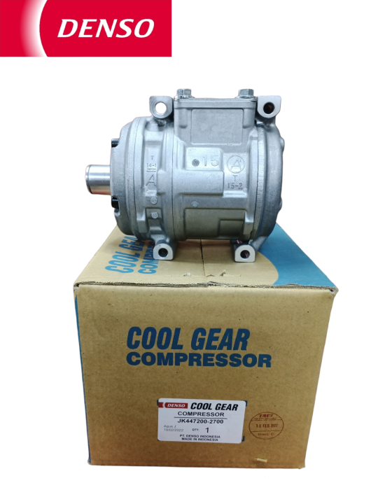 DENSO Cool Gear 447200-2700 Compressor for Body 10PA15C without Magnet ...