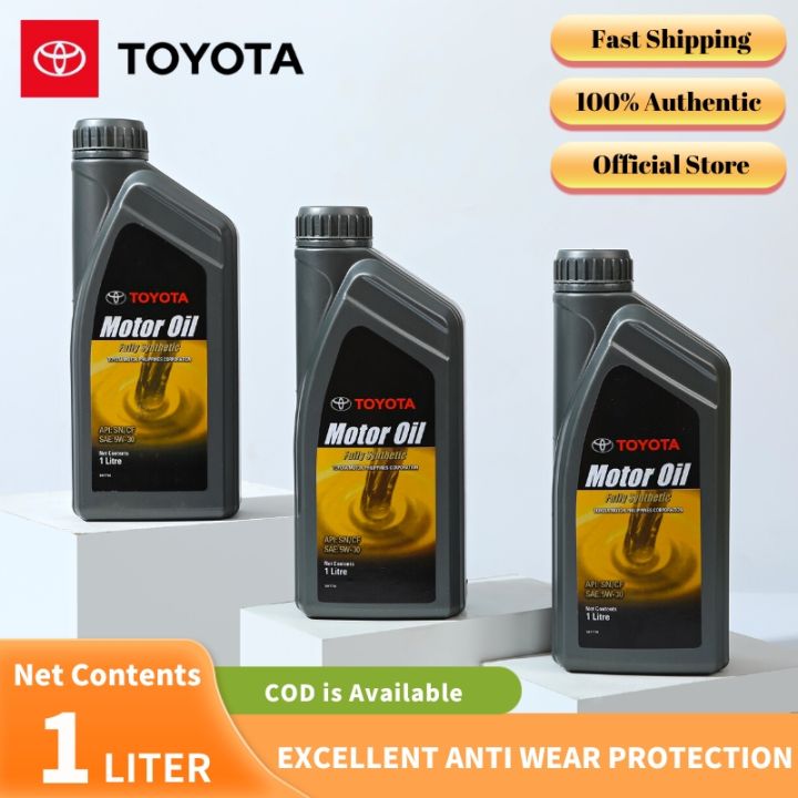 Toyota Genuine Motor Oil Fully Synthetic 5w30 For Gasoline & Diesel ...