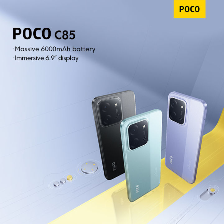 POCO C85 | 6GB+128GB/8GB+256GB, 6000mAh (typ) battery, Immersive 6.9" display, Powerful octa ...