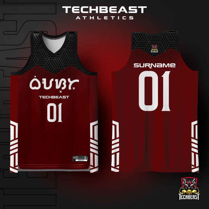 Baybayin Full Sublimation Basketball Jersey Techbeast ( CUSTOM NAME + NUMBER ) | Lazada PH