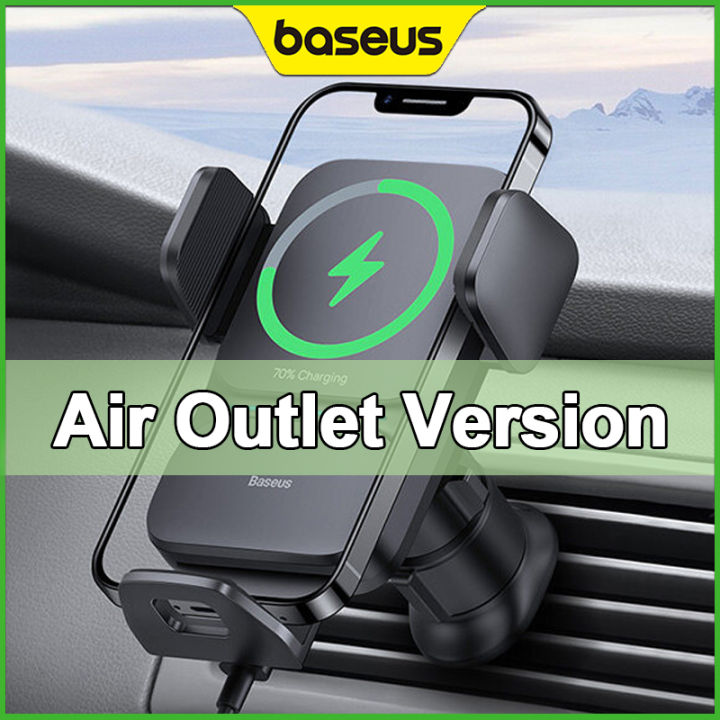 Baseus Car Mount Qi 15W Wireless Phone Charger Auto Alignment Holder ... Baseus Car Mount Qi 15W Wireless Phone Charger Auto Alignment Holder ...