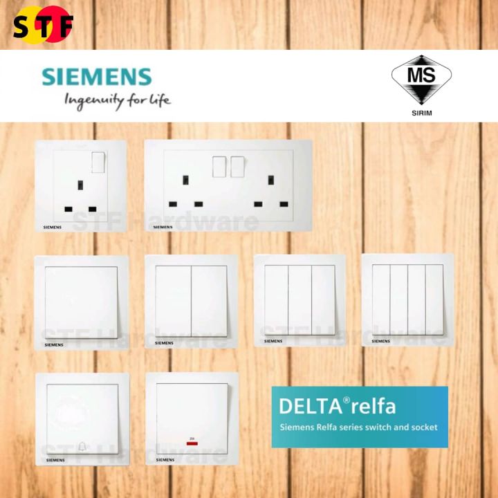 SIEMENS DELTA® Relfa SERIES SWITCHES & SOCKET OUTLET SIRIM APPROVED ...