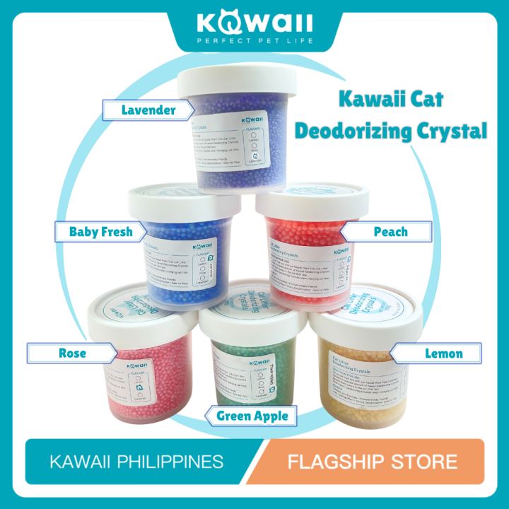 KAWAII Cat Litter Sand Deodorizing Crystals | Lazada PH