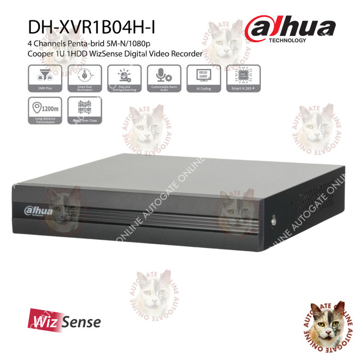 DAHUA WizSense DH-XVR1B04H-i / DH-XVR1B08H-i (CCTV Recorder) | Lazada