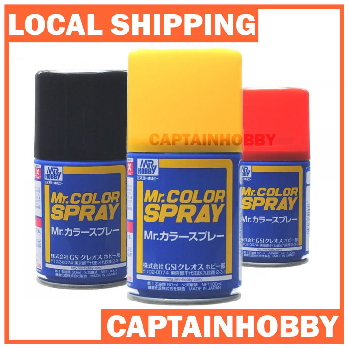 Mr. Hobby MR.COLOR SPRAY CAN PAINTS for painting airbrushing Gunpla ...