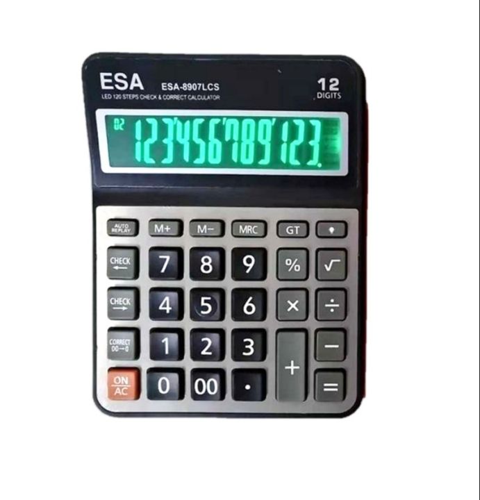 Kalkulator / Calculator Layar LED nyala Check Correct | Lazada Indonesia