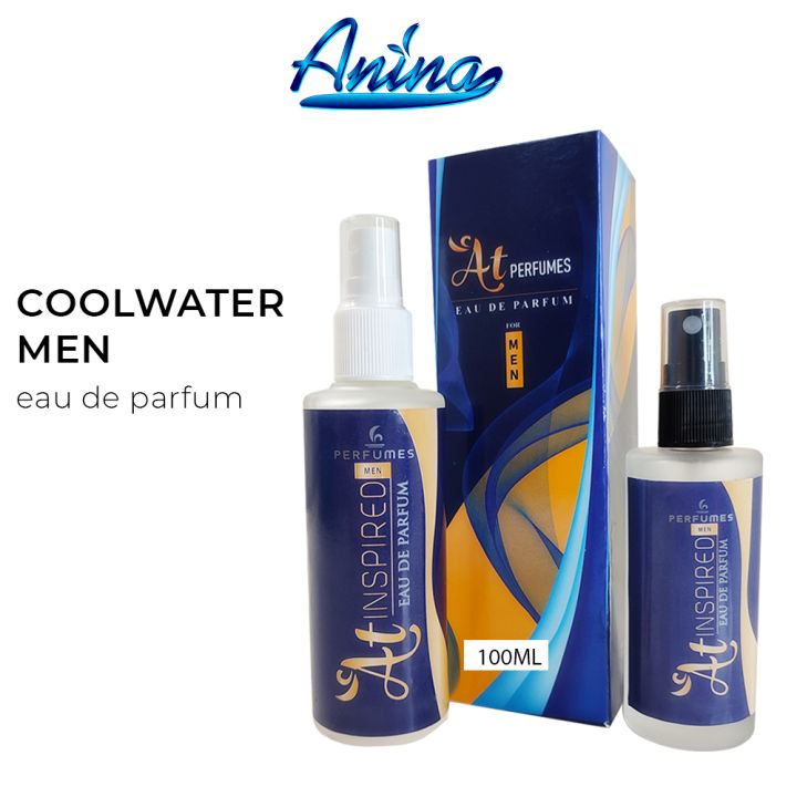 ANINA AT Perfumes Cool Water Cologne for Men Oil Based Long Lasting ...
