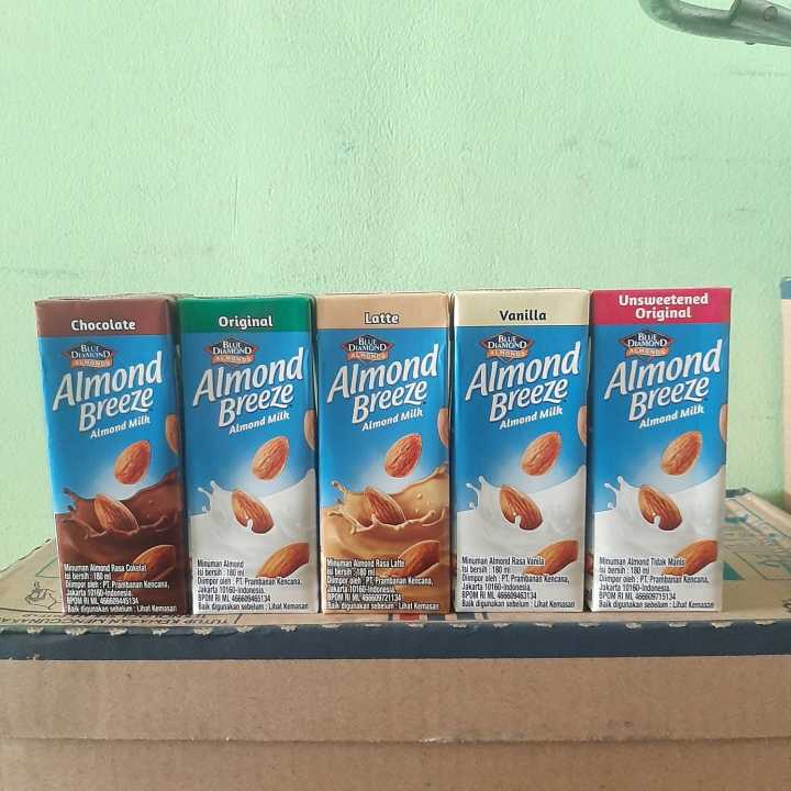 Blue Diamond Almond Breeze Almond Milk 180 ml (SATUAN) | Lazada Indonesia