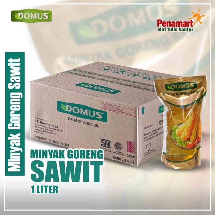 Minyak Goreng Sawit Domus 900 ml (MAS7180001) | Lazada Indonesia