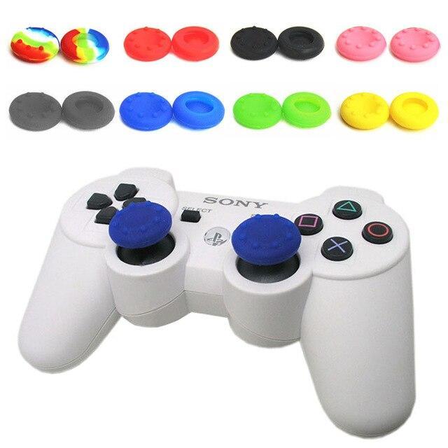 2 Pair / 4 Pcs] Wireless Controllers Silicone Analog Thumb Grip Stick ...
