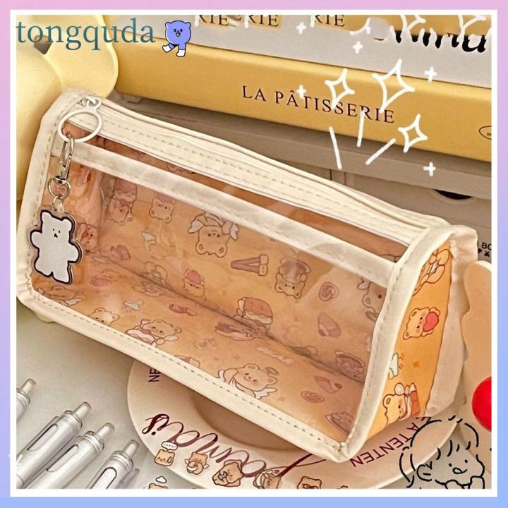 TONGQUDA Loopy/Labubu/Butter Bear Labubu Pen Bag Triangular Base ...