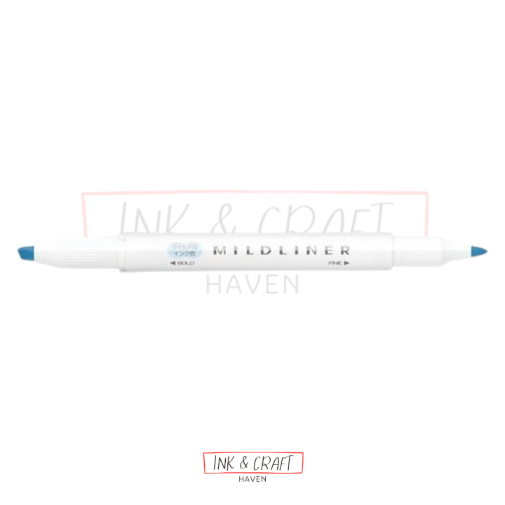 *Zebra Mildliner MILD SODA BLUE Double-Ended Highlighter | Lazada PH