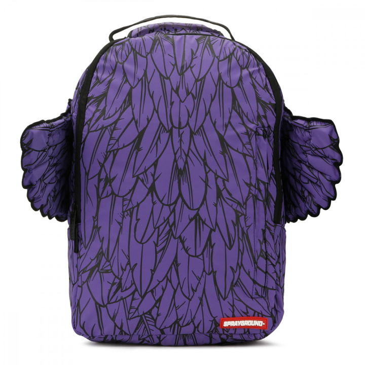 Original Sprayground Purple Wings 3M Reflective Backpack. Unisex Bag ...