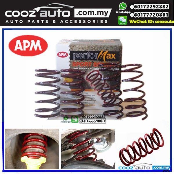 Perodua Viva APM Performax Lowered Sport Coil Spring Suspension | Lazada