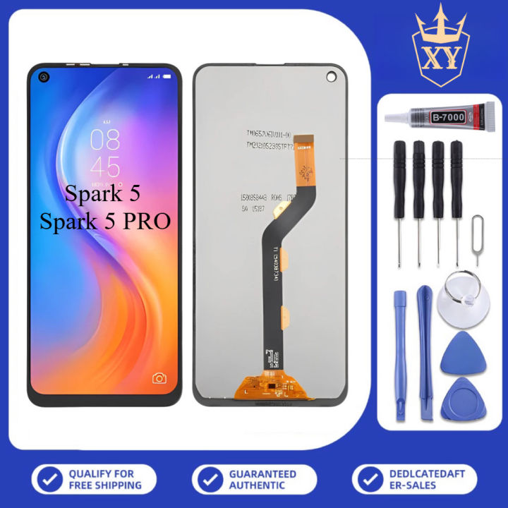 Tecno Spark 5 / Spark 5 Pro LCD DIsplay Touch Screen Digitizer Assembly Replacement （XY) | Lazada PH