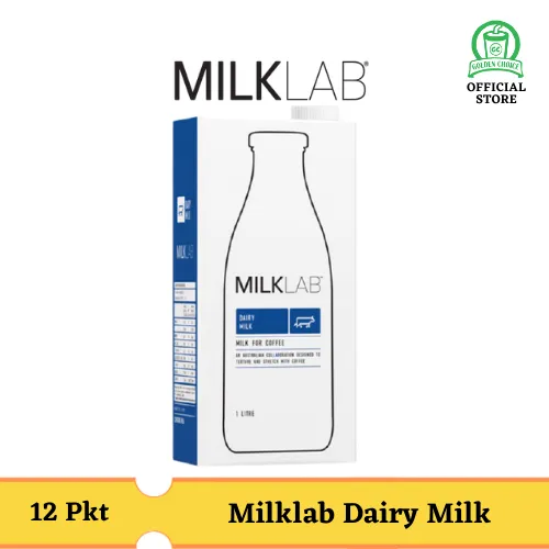 MilkLab Dairy Milk 12 Packs Carton - 100% Australian Milk | Barista for ...