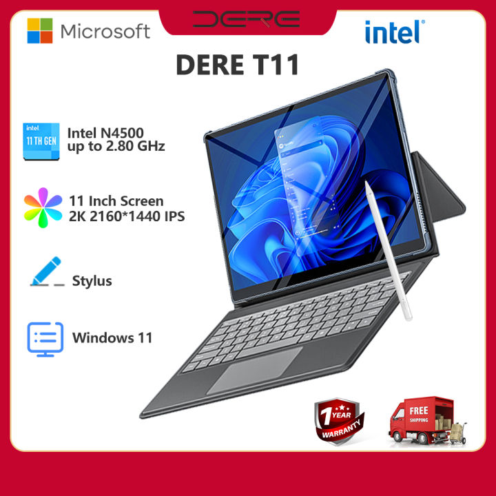 【🔥New Arrival】 DERE T11 Laptop brand new original loptop 11" 2K IPS ...