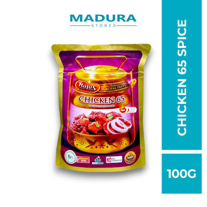 Raja's Chicken 65 Marinade Spice Mix 100g | Lazada