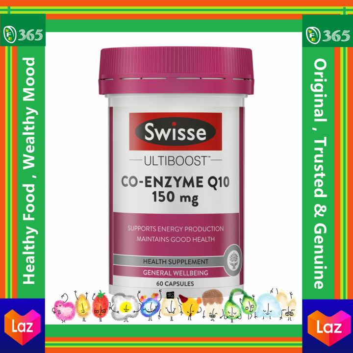 Swisse Ultiboost Co-Enzyme Q10 150mg 60 capsules | Lazada