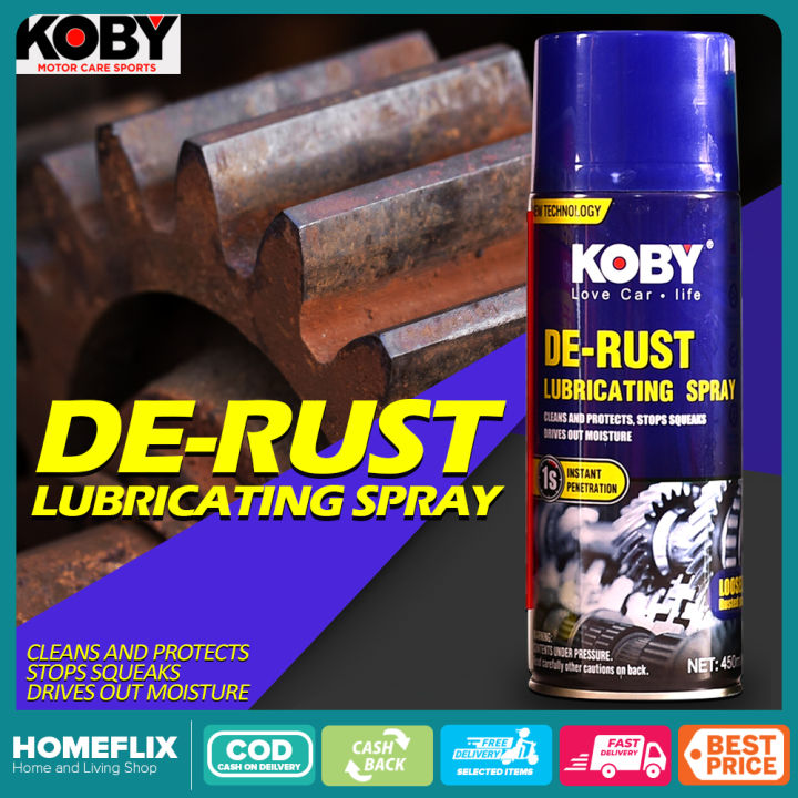 Homeflix De Rust Lubricating Spray Motor Parts Cleaner Dirt Remover ...