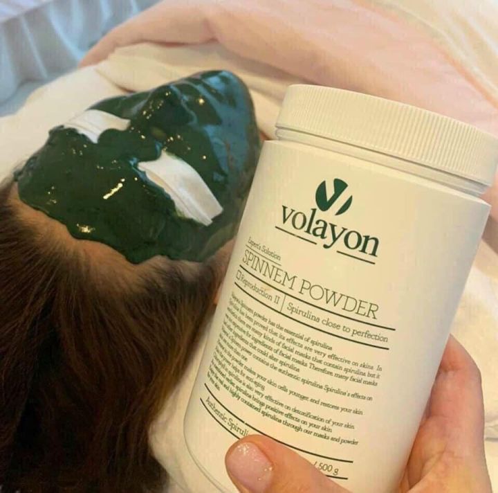 🍀🍀🍀 MASK SILVER VOLAYON SPINEM POWER -FULL BOX 500G 🍀🍀 | Lazada