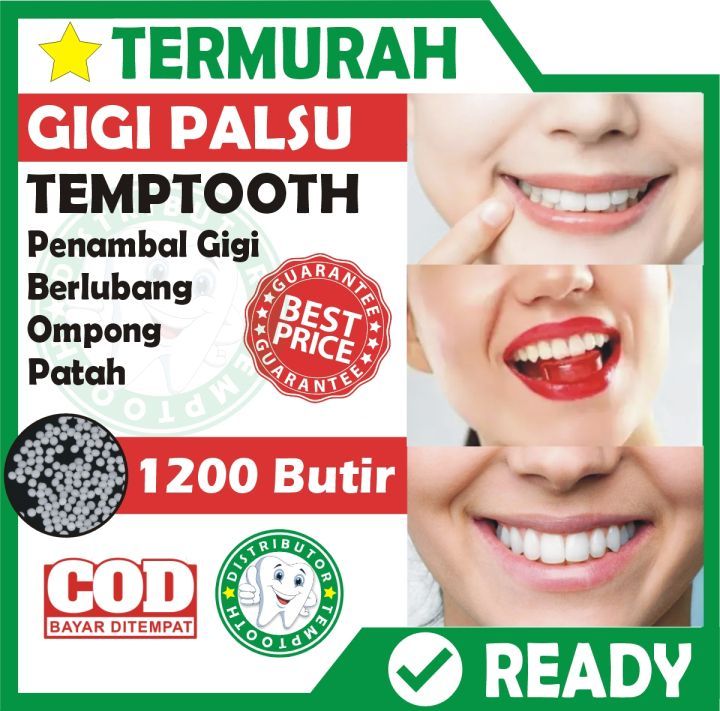 Temptooth Penambal Gigi Berlubang Gigi Ompong 89 Penilaian | Lazada Indonesia