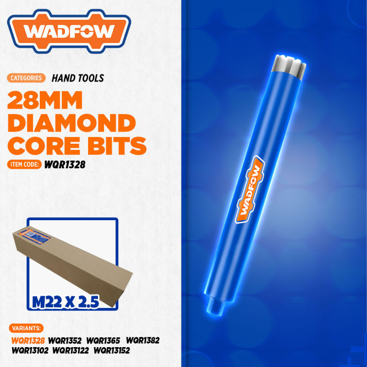 WADFOW Diamond Core Bits 28MM-152MM Wet Core Bore Hole Drilling Bits ...