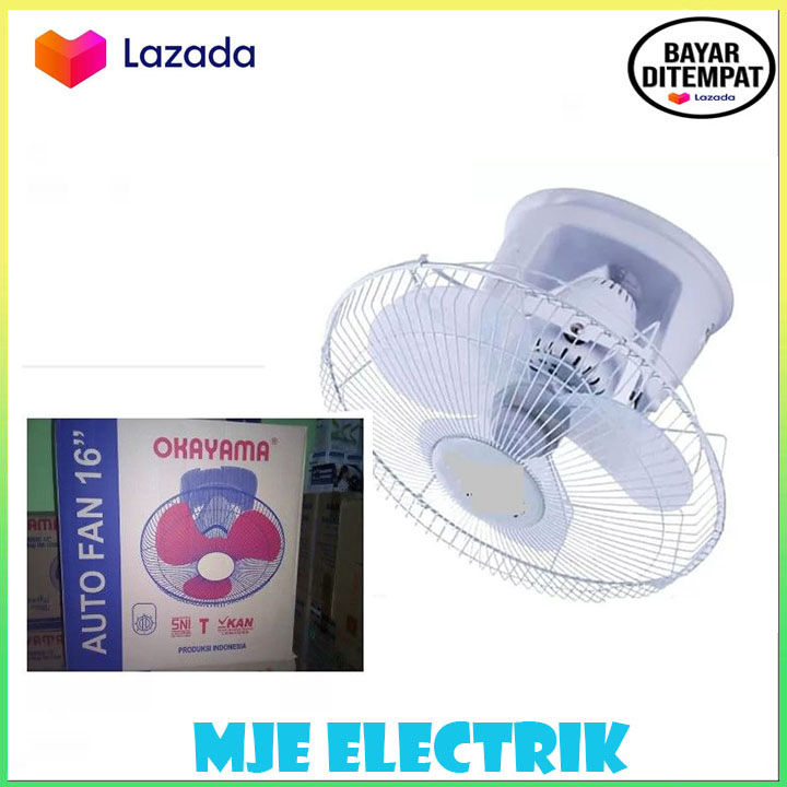 OKAYAMA /SOGO Auto fan 16 FT328 D1/kipas angin plafon/orbit fan 16 inch ...