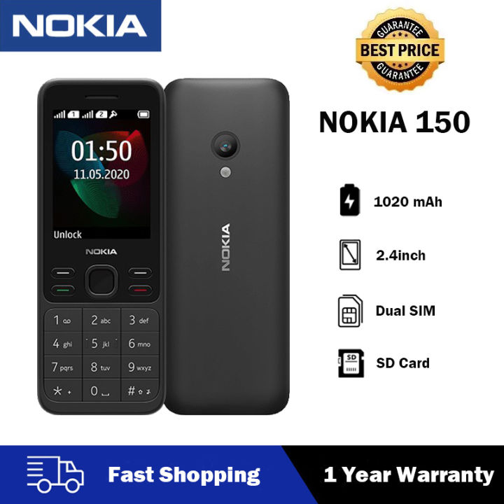 Nokia 150 Dual SIM Keypad Phone 2G GSM Basic phone Feature Phone ...