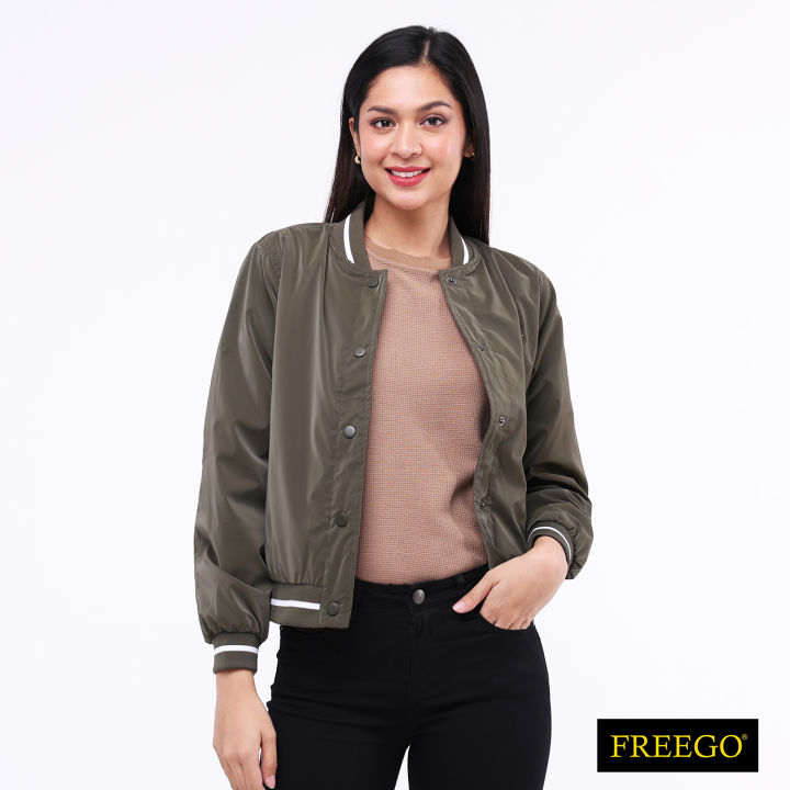 Freego Ladies Bomber Jacket APT10-0026 | Lazada PH