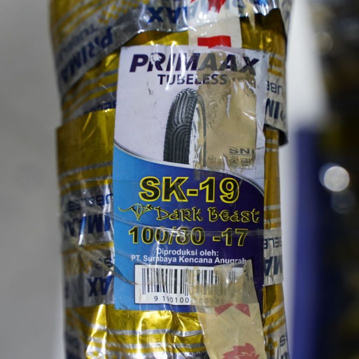 PRIMAAX SK-19 100/80/17 TUBELESS TIRES | Lazada PH