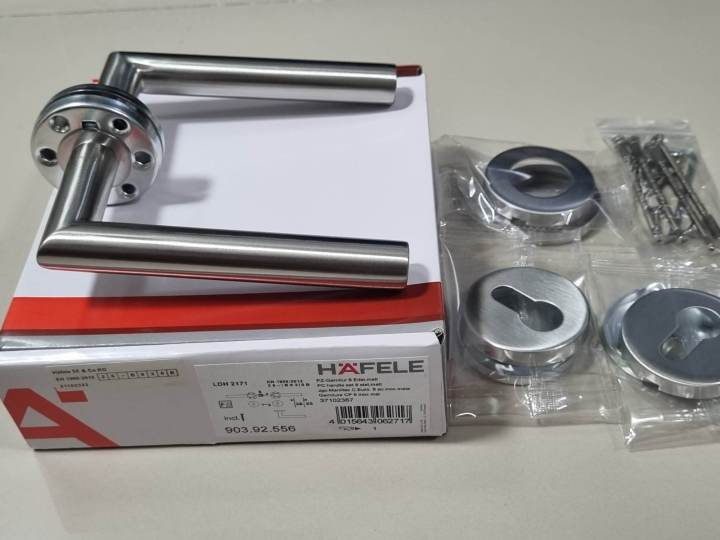 Hafele Door Lever Handle (no mortise lock & cylinder key) | Lazada PH