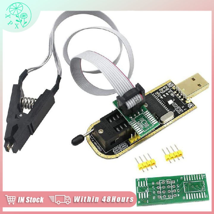 CH341A EEPROM Flash BIOS USB 24 25 Series Programmer Module + SOIC SOP2 ...