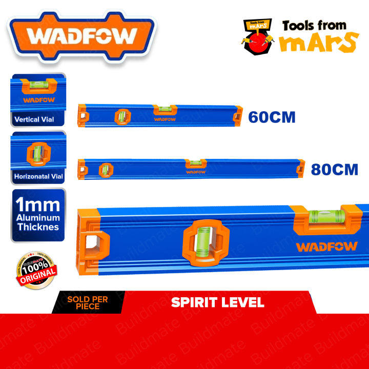 WADFOW Spirit Level 60cm Leveling Tool Aluminum Leveler Measuring ...