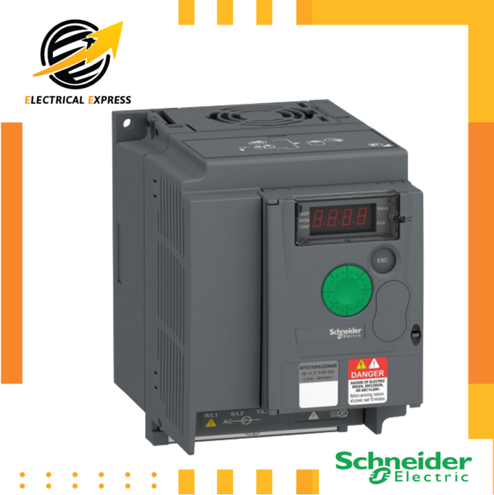 ATV310HU22N4E / 3 แรง / VSD 2.2kW, 3Hp, 3P, 380V / Inverter / Schneider / ปรับรอบมอเตอร์ / อิน ...