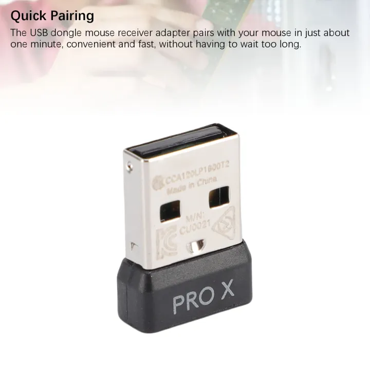 USB Dongle Mouse Receiver Adapter Practical Wireless Mouse Receiver for ...