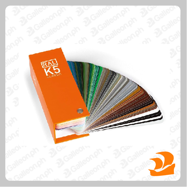 Ral K5 Color Chart 216 Full Page Color Swatches Semi Matte 8 Languages Lazada Ph