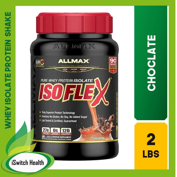 AllMax Nutrition Isoflex Pure Whey Protein Isolate - 2lbs | Whey ...