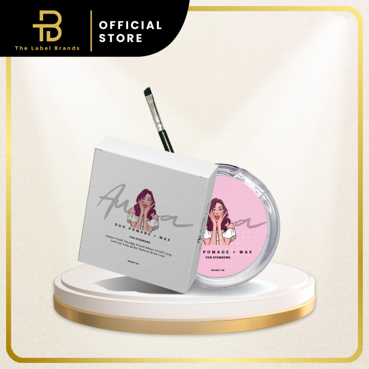 Auna Duo Brow Pomade + Wax Dual-Action Formulation Precision Applicator ...