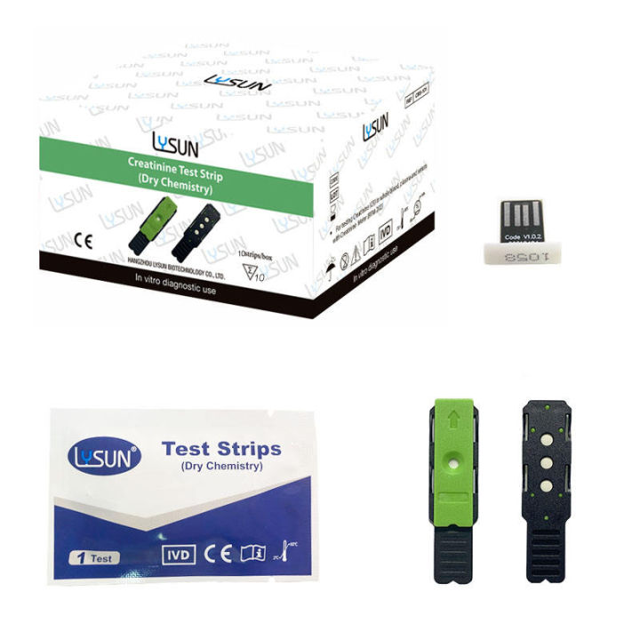LYSUN Test Strips for The Creatinine Meter RFM-202 Only,10Pcs | Lazada