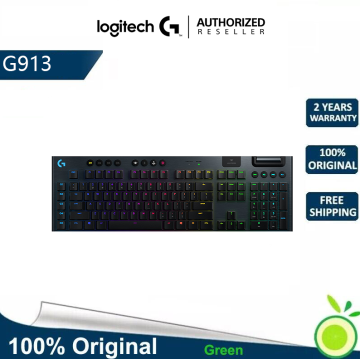 Logitech G913 Lightspeed Wireless RGB Mechanical Gaming Keyboard GL T/L ...