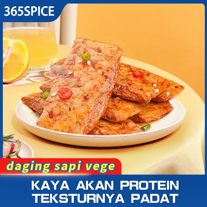 Snack Steak Tahu Kering Rasa Pedas, Cemilan Pedas, Makanan Ringan ...