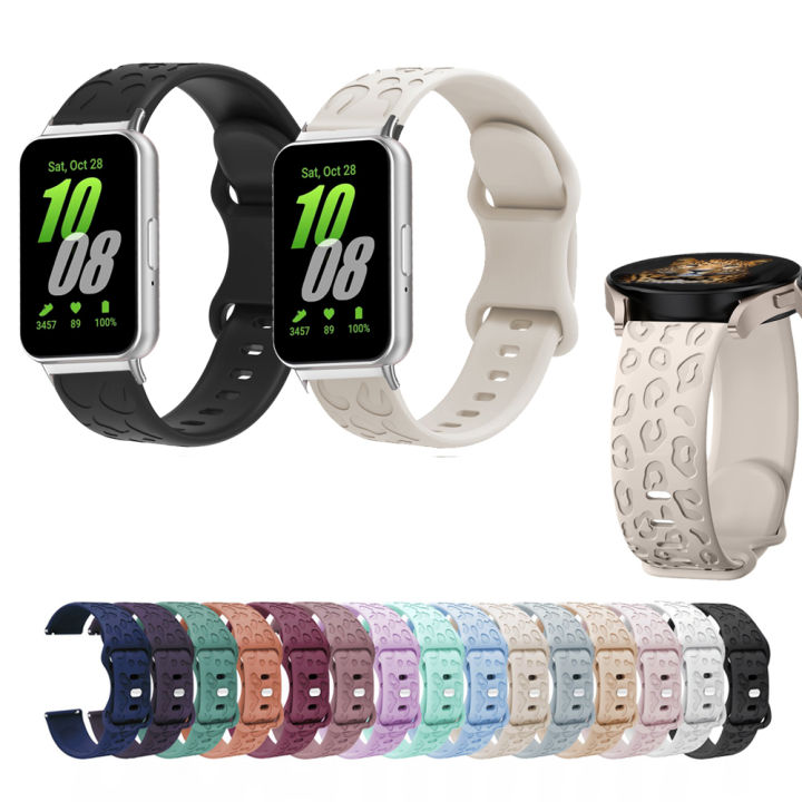 ซิลิโคนกีฬาสายสำรองเหมาะกับ Samsung Galaxy Fit3 (SM-R390) สายนาฬิกา ...