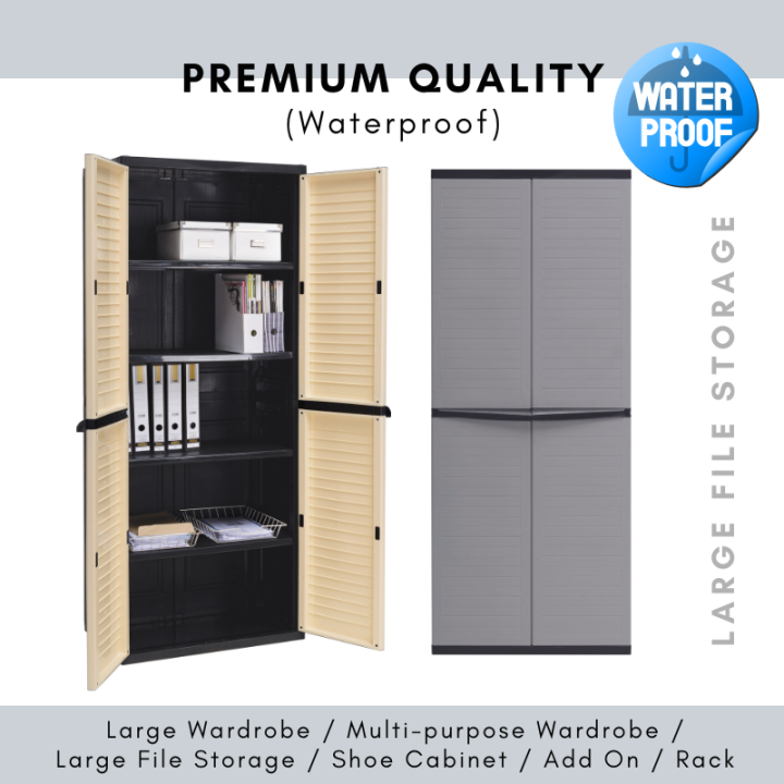 ALiST - OPTIMUS Waterproof Premium Plastic Large File Storage Cabinet ...