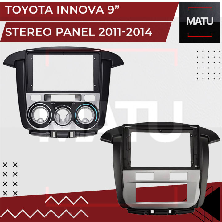 Toyota Innova 2011-2014 9" Inch Android Stereo Panel Frame | Lazada PH