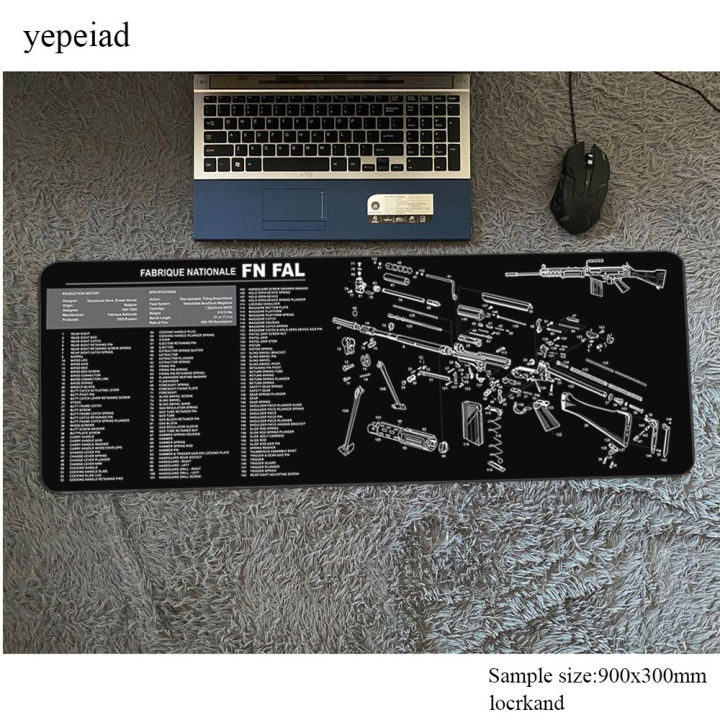 ar 10 pad mouse 90x30cm computer gamer mouse pad AK 47 padmouse big ar ...