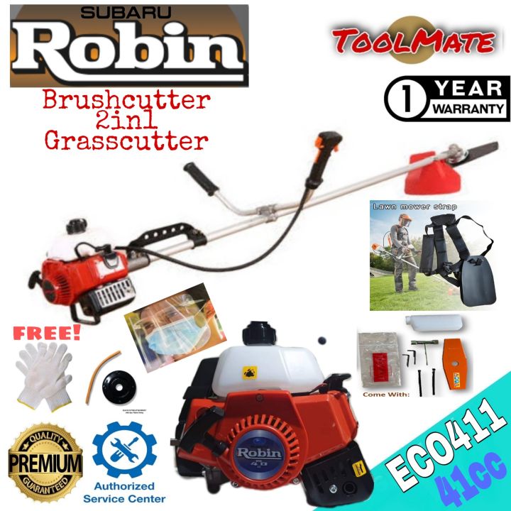 Brushcutter Grasscutter 2stroke ENGINE & PARTS NB411 Eco 40cc Warranty Freebies Robin SUBARU ...
