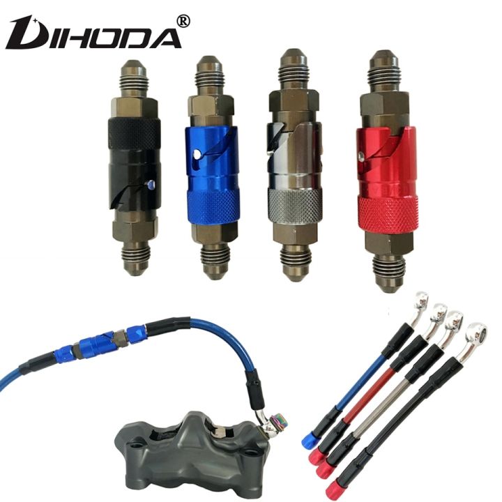 Universal AN3 Motorcycle Brake Line Hose Fluid Quick Release Connect ...